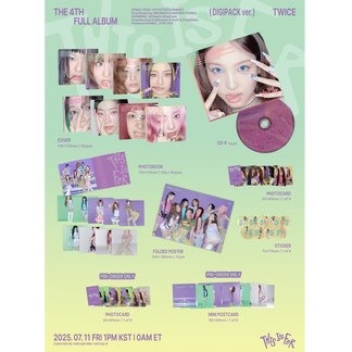 TWICE 4TH FULL ALBUM『THIS IS FOR』DIGIPACK ver. 9バージョンランダム – JYP JAPAN ...